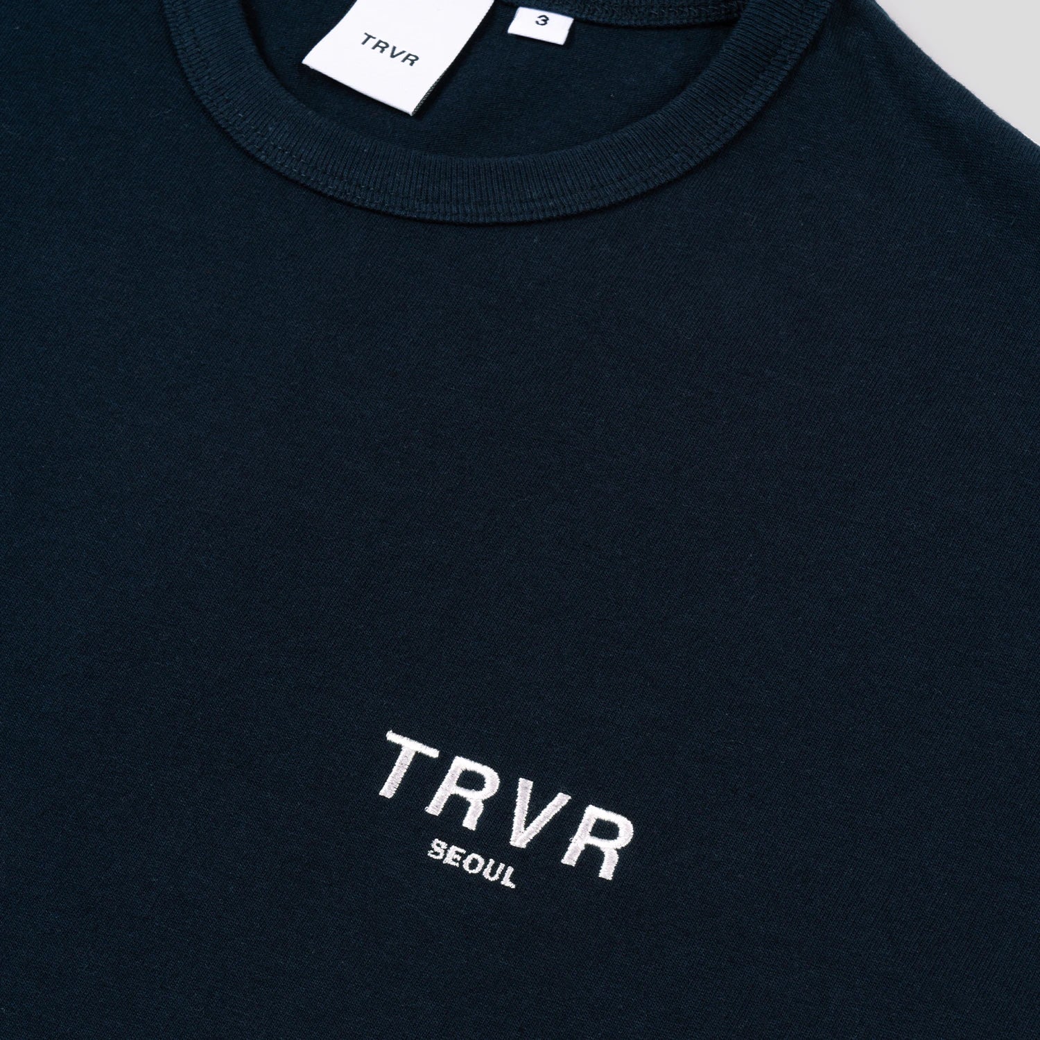 Short Sleeve Embroidery Navy – TRVR